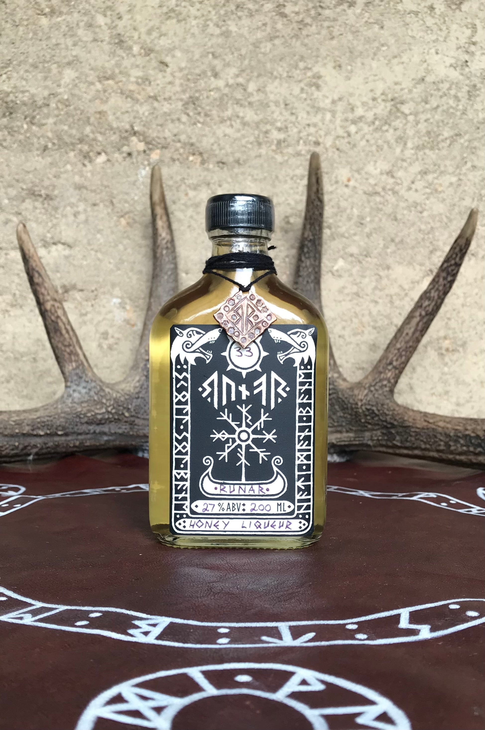 RUNAR Comb Honey Liqueur with Limited Edition RUNAR Amulet | STELLAR ...
